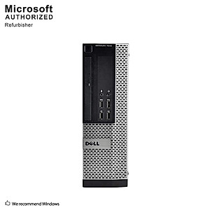 Dell Optiplex 7010 Small Form Factor Business Desktop Computer, Intel Quad Core i5-3470 up to 3.6GHz, 16G DDR3, 1T, DVDRW, WiFi, BT, DP, VGA, Windows 10 Pro 64 Supports English/Spanish/French (Renewed)