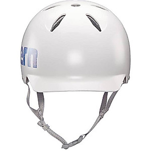 Bern Bandito Bike Helmet for Kids, EPS Satin White Galaxy, M/L