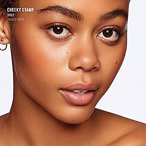 Kaja Blush - Cheeky Stamp | 7 Shades, Buildable & Blendable Shade with Heart-shaped Applicator, Sunkissed Finish, 07 Spicy, 0.17 Oz