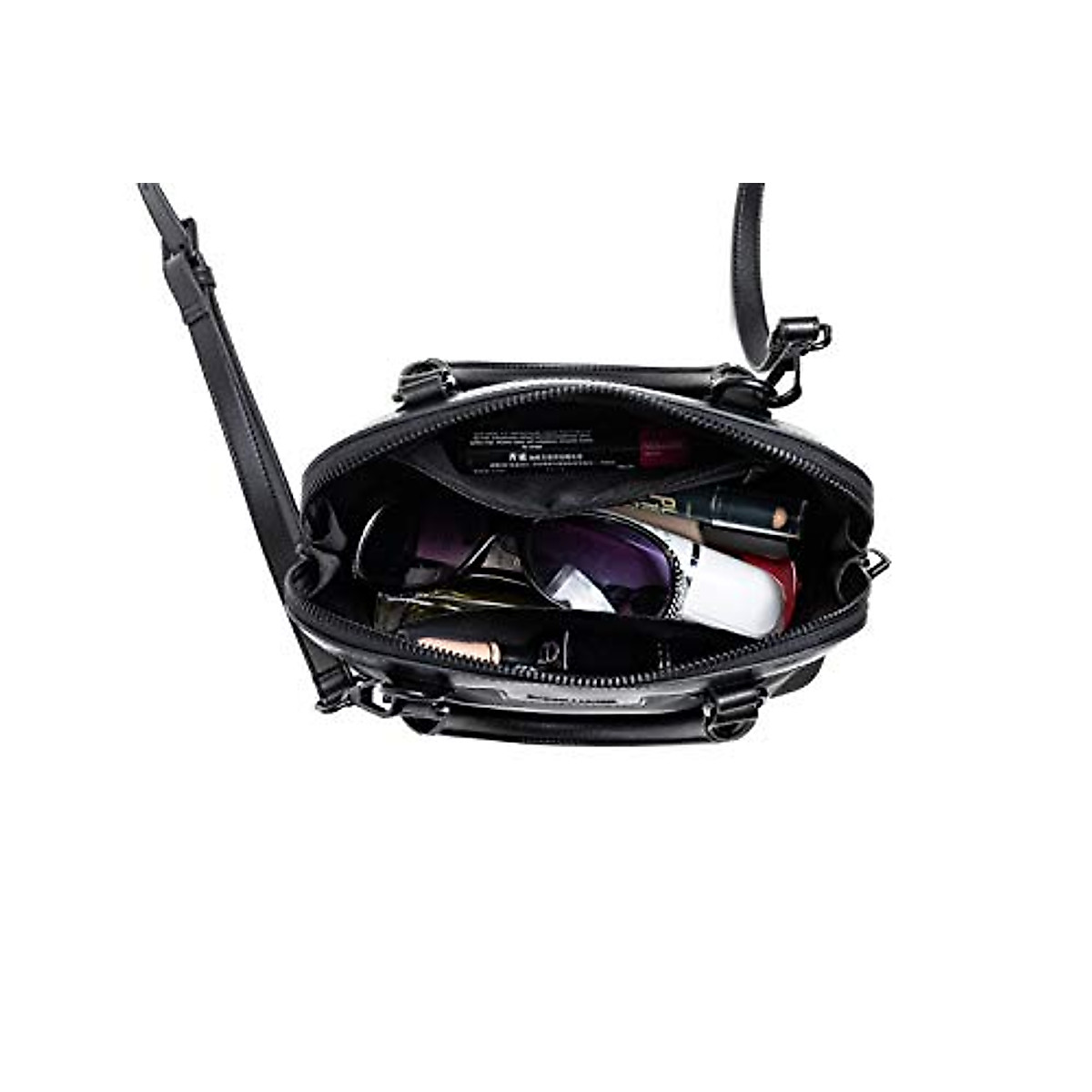 SMARTHAIR Womens Shoulder Bag Nylon Top-Handle Bags Tote Purse,Black,TA30