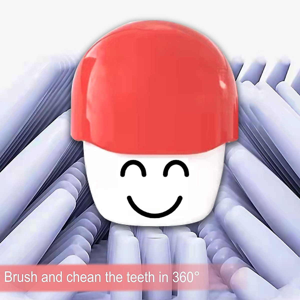 BLUEEZREAL 3Pcs U-Kid-Shaped Toothbrush Kids, for Kids Age 6-12, Children Toothbrush, 360 Degree Toothbrushes U Shape, Gentle Cleaning & Protect Teeth Gums, Multicolor