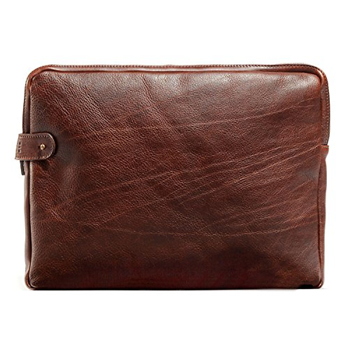 Moore and Giles Laptop Sleeve with Rechargable Battery, Titan Milled Brown