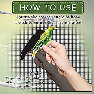 12 Pcs Hummingbird Magnets, Decorative Double Sided Magnetic Sticker Flexible Screen Door Protector for Window Screen Sliding Doors