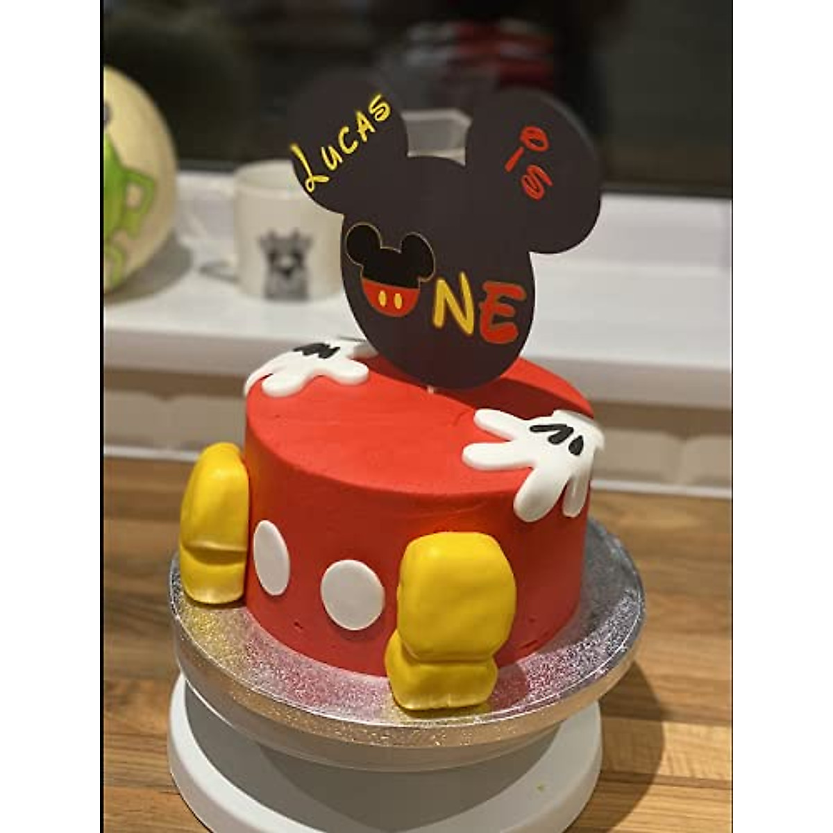 8 Pieces Mickey Mouse Cookie Cutters,Stainless Steel Cutters Mickey Minnie Mouse Shaped Biscuit Molds for Themed Birthday Baby Shower Holiday Parties