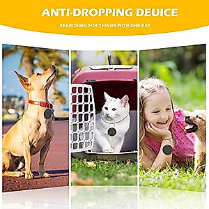 10 Pcs Portable GPS Tracking Device Mobile Tracking Smart Anti Loss Dog Locator Key Finder GPS Smart Tracker Device for Kids Dog Pet Cat Wallet Keychain Luggage, Alarm Reminder, App Control
