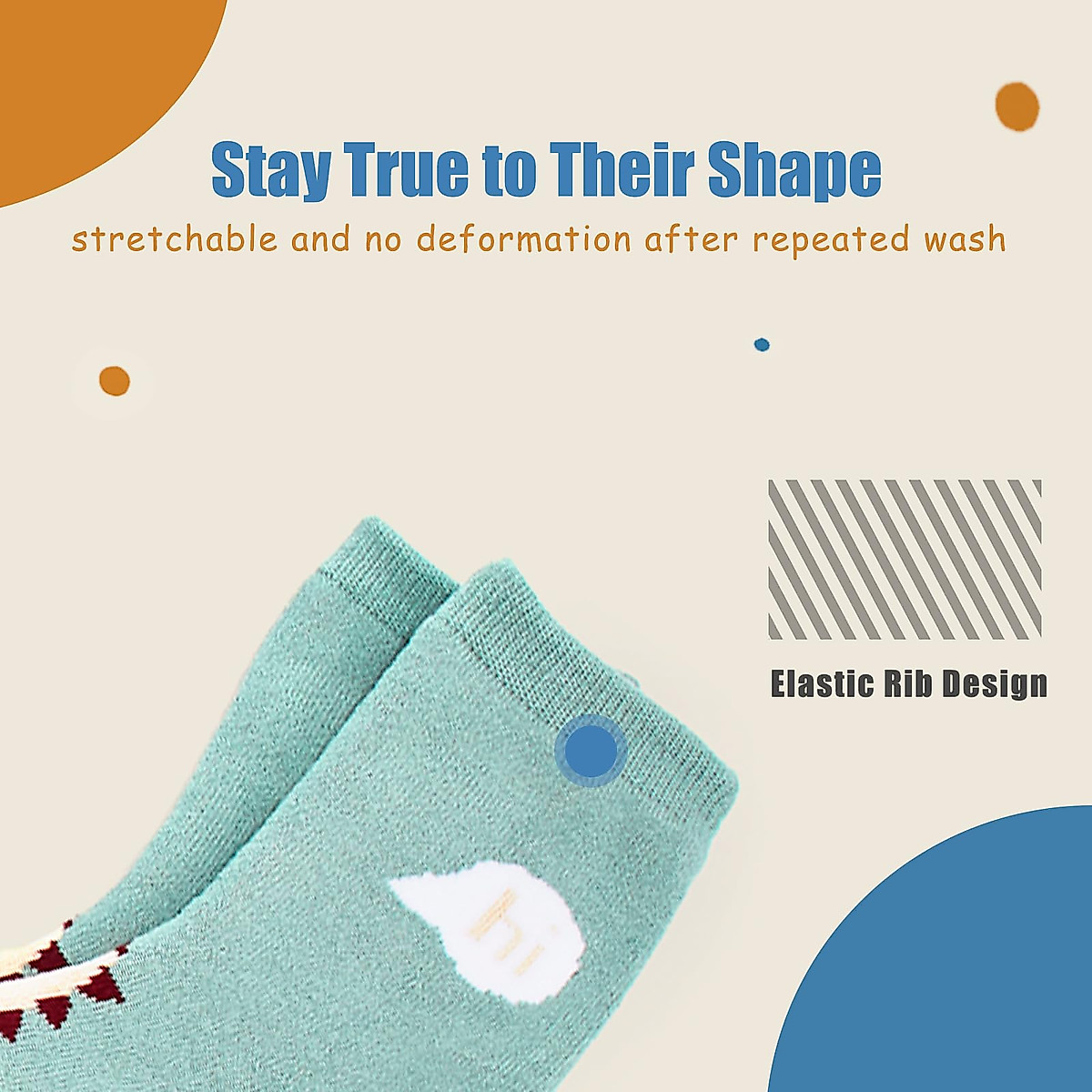 Mardonskey Big Boys Warm Cotton Socks Kids Winter Thick Crew Socks Thermal Cozy Socks for Boys 6 Pack 10-12 Years