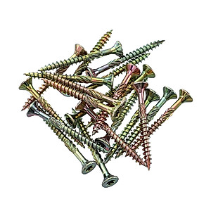 DShanLa 100Pcs 35/45/60/80mm Woodworking Pocket Hole Screws T25 Torx Self Tapping Screws Deck Screw Wood Binding Screws for Hardwood DShanLa (Length : 60mm)
