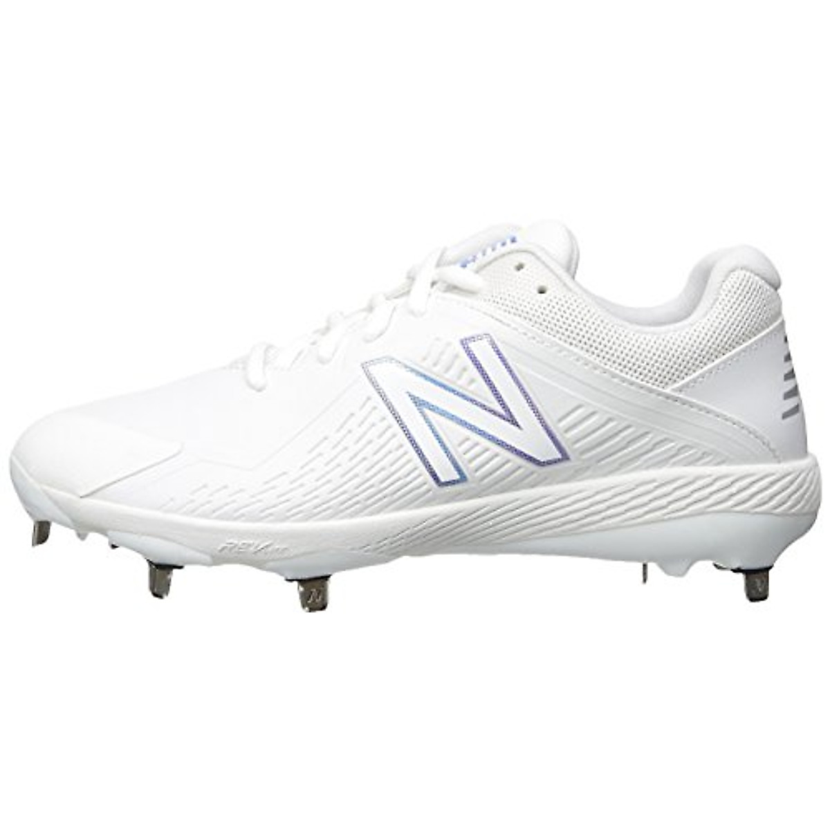 New Balance Women's Fuse V1 Metal Softball Shoe, White, 8 B US