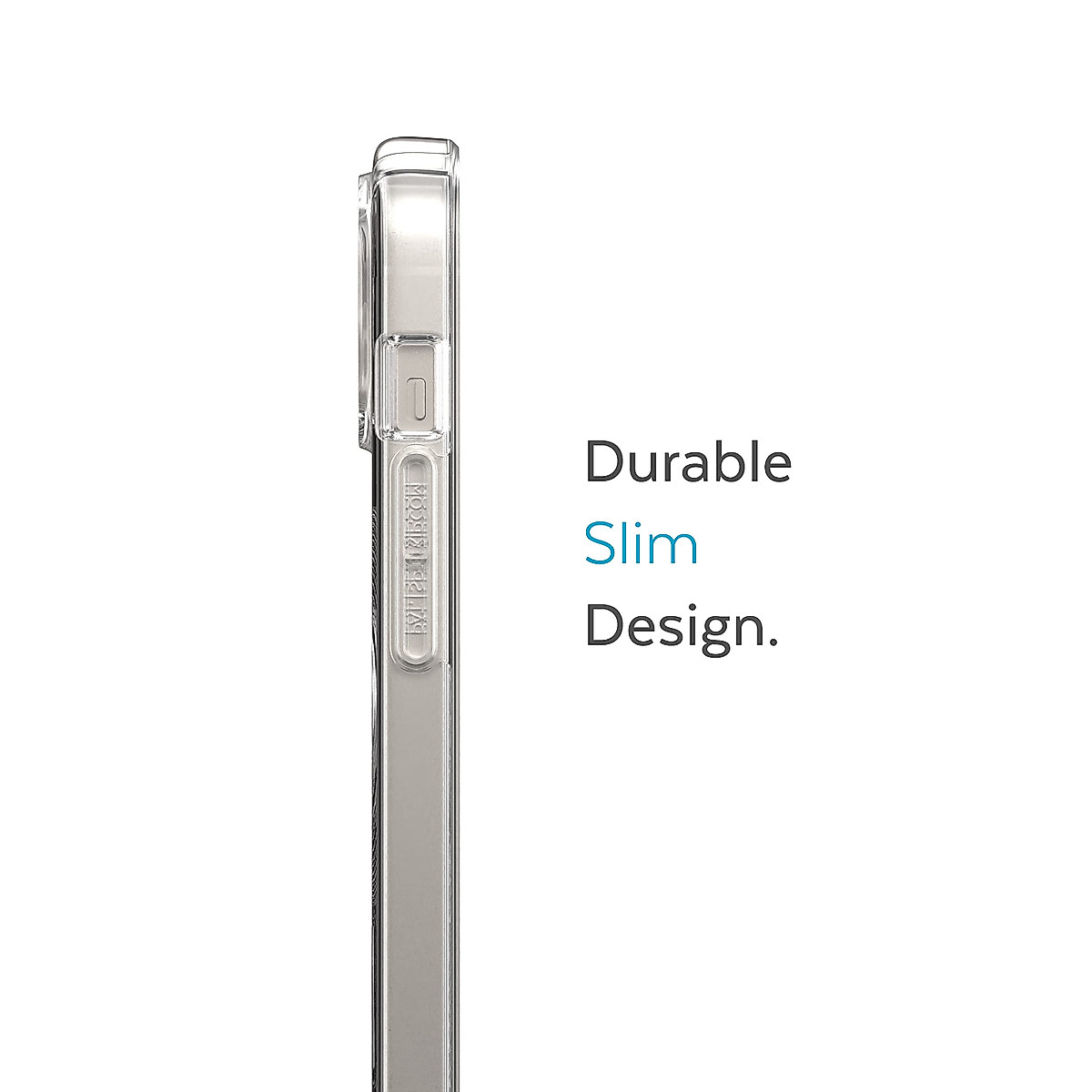 Speck Clear iPhone 14 & iPhone 13 Case - Slim, Built for MagSafe, Scratch Resistant & Drop Protection Clear Phone Case - Anti-Yellowing for 6.1" iPhone 13 & iPhone 14 Case - Dual Layer - GemShell