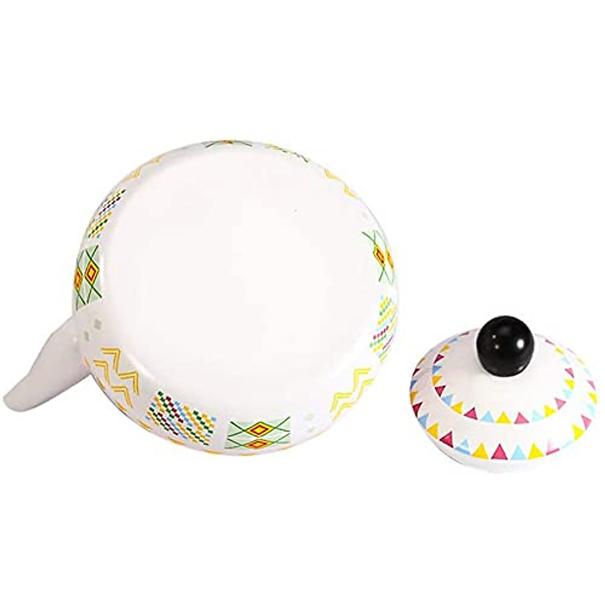 DEPILA 1.5l-2.5l Enamel Cup, Pear Shaped Pot Kettle, Enameled Gas Kettle, Enamel Coffee Pot,Household Kettles,for Kitchen Hotel Restaurant-Red||1.7L Teapot (Color : Red, Size : 1.1L)