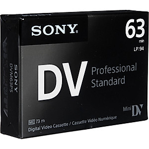 Sony DVM63PS MiniDV 63min Professional Standard - 10 Pack