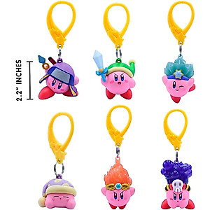 Kirby - Glow in The Dark Backpack Hangers - Series 3 Multicolor