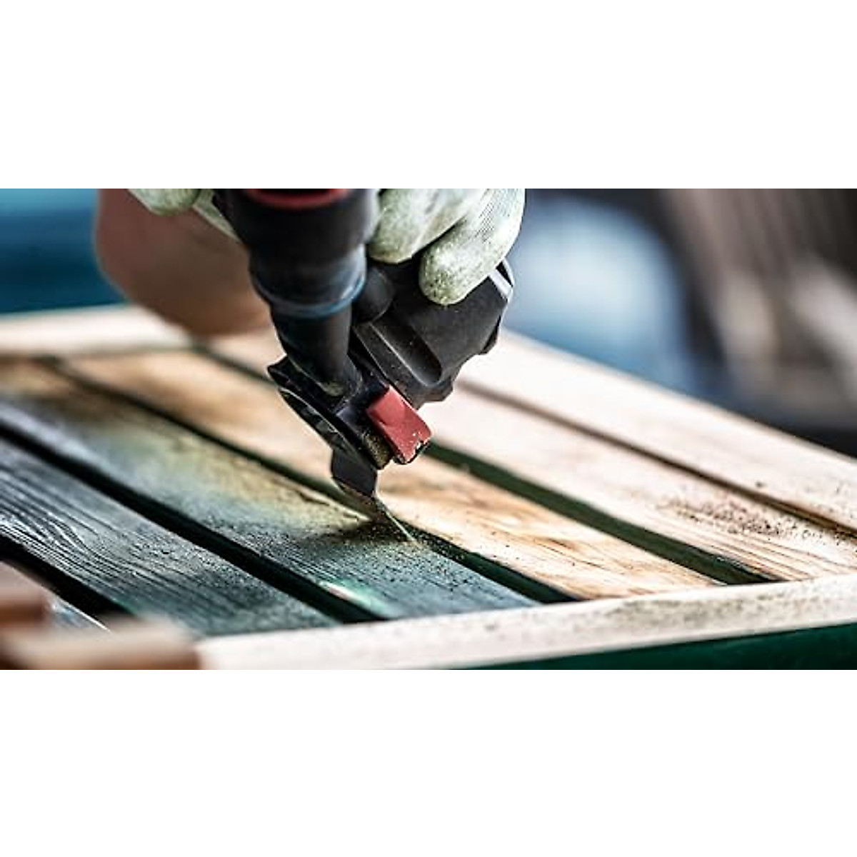 Bosch 1x Expert AVZ 32 RT4 Sanding Fingers (for Paint on Wood, Laminate, Width 32 mm, Professional Accessory Multitool)