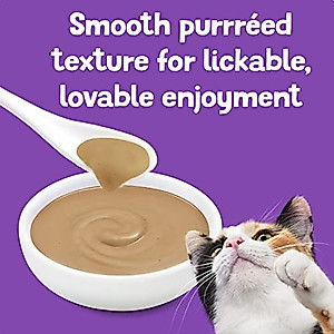 Purina Friskies Wet Pureed Cat Food Topper, Lil' Shakes With Flavorful Turkey Lickable Cat Treats - (Pack of 16) 1.55 oz. Pouches