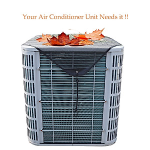 Boyoci Central Air Conditioner Cover for Outside Units, Durable Universal Outdoor AC Cover Defender for All Seasons (Mesh, 36" x 36")