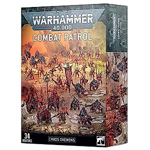 Games Workshop Warhammer 40,000 Combat Patrol Chaos Daemons Boxed Miniatures Set