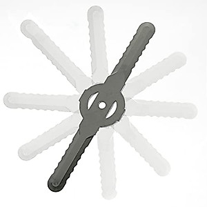 MengTiger 20Pcs Plastic Cutter Blades for Electric Cordless Grass Trimmer Strimmer Tool