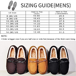 MIXIN Mens Slippers Indoor Outdoor Memory Foam House Shoes Anti-Slip Moccasins Slippers for Men