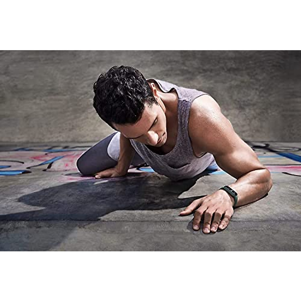 Amazfit Band 5 Activity Fitness Tracker with Alexa Built-in, 15-Day Battery Life, Blood Oxygen, Heart Rate, Sleep & Stress Monitoring, 5 ATM Water Resistant, Fitness Watch for Men Women Kids, Olive