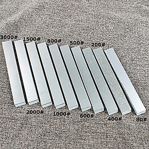 10pcs Diamond Knife Sharpening Stones sets with aluminum blank diamond plates Kit for RUIXIN PRO RX008 Knife sharpener