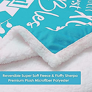 Best Friend Blanket, Valentines Day Gifts for Best Friend, Bestfriend Birthday Gifts for BFF, Super Soft Sherpa Throw, for Women Unique, Birthday Gifts for Friends Female
