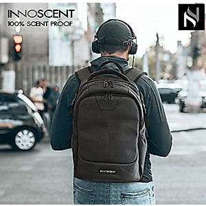 INNOSCENT 100% Smell Proof Backpack (Dark Grey), Large, INS003