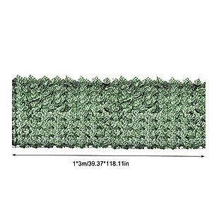 GUANGLU Artificial Leaf Screening, Ivy Leaf Screening, Artificial Hedge Fence and Faux Ivy Vine Leaf Decoration for Outdoor Decor, Garden