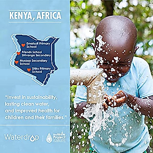 Waterdrop Hose Water Filter with Hose Protector, Reduces Chlorine, Odor, Calcium, Improve Plants Health. Ideal for Gardening, Farming and Pets