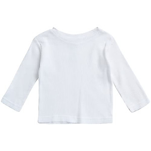 Disney Baby Boys' Mickey Mouse Overall Set - 2 Piece Romper and Long Sleeve Shirt Set, Size 3-6 Months, Mickey Tea/Bright White