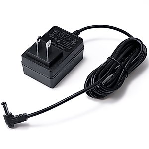 6.5ft Cable 12V 2A Power Supply with 90 Degree Angle, 12V/2A 24W Wall Plug AC Adapter 5.5mm x 2.1mm for LED Light Panel VILTROX L116T L162T L132T YN300 Led Light Strip Camera Monitor Router