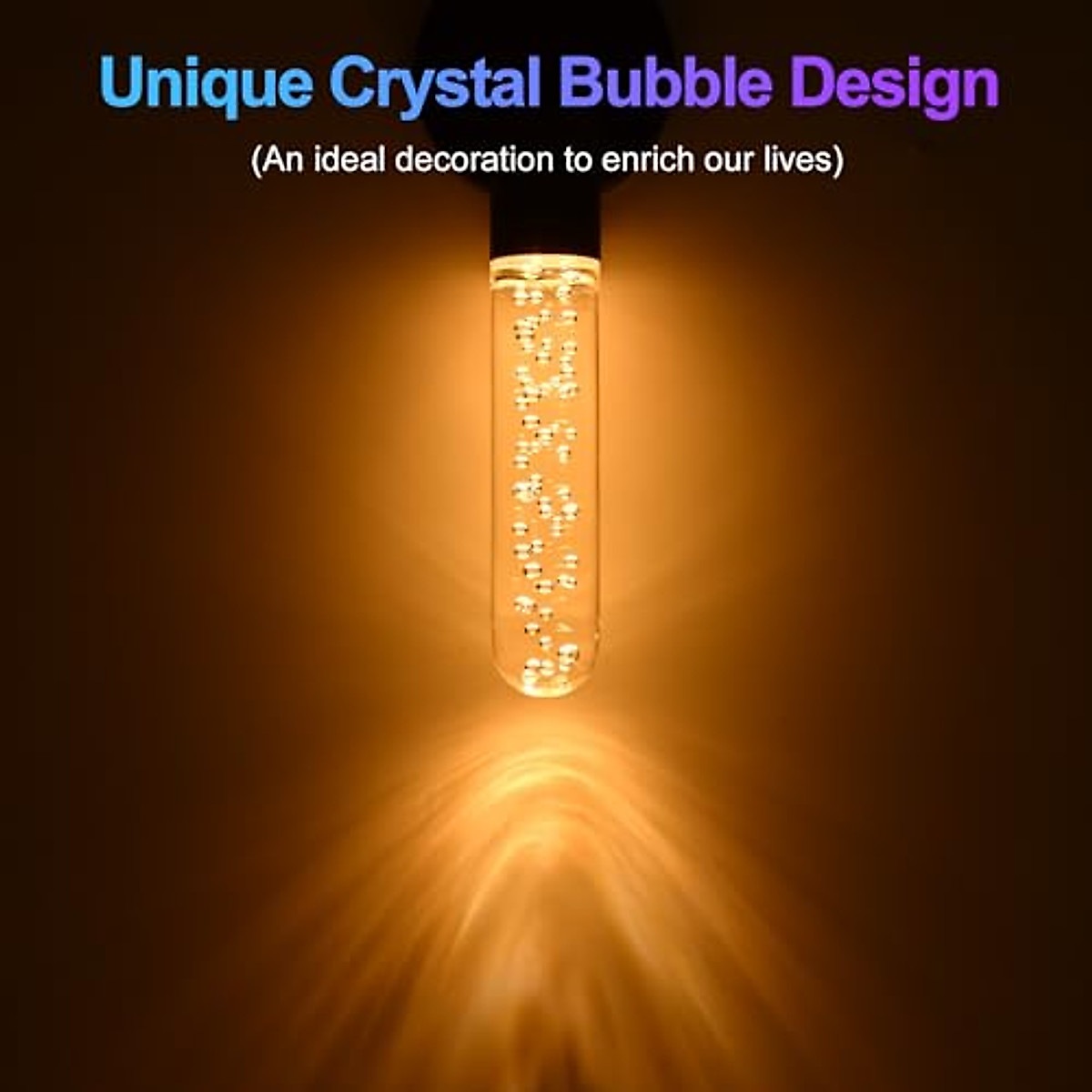 EGARNGY Motion Sensor Night Lights Indoor with Powerful Magnetic, 3 Colors/Acrylic Bubble Crystal Wall Sconce, Rechargeable Battery LED Wall Lights for Hallway/Stairway/Bedroom/Bathroom (1Pcs)