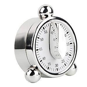 Kitchen Mechanical Timer, 60minutes Cooking Reminders Alarm Clock Countdown Timer for Home Apartment Office