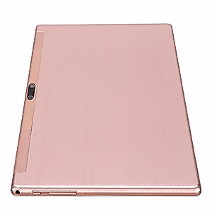 HD Tablet, Pink 3 Card Slot ROM 32GB 10.1in Tablet Dual Standby for Office (US Plug)