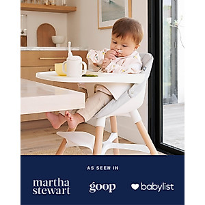 Lalo First Bites Silicone Baby Feeding Set - Baby Led Weaning Supplies - Non-Toxic Silicone - Includes 2 Spoons, Training Cup, & Suction Bowl - 4 Pieces - Olive