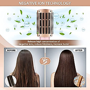 Nicebay Hair Dryer Brush Blow Dryer Brush in One, Hot Tools Dryer Brush Set for Straightening/Drying/Curling, Oval Brush, Multi-Temperature Settings, Detachable Design for Women