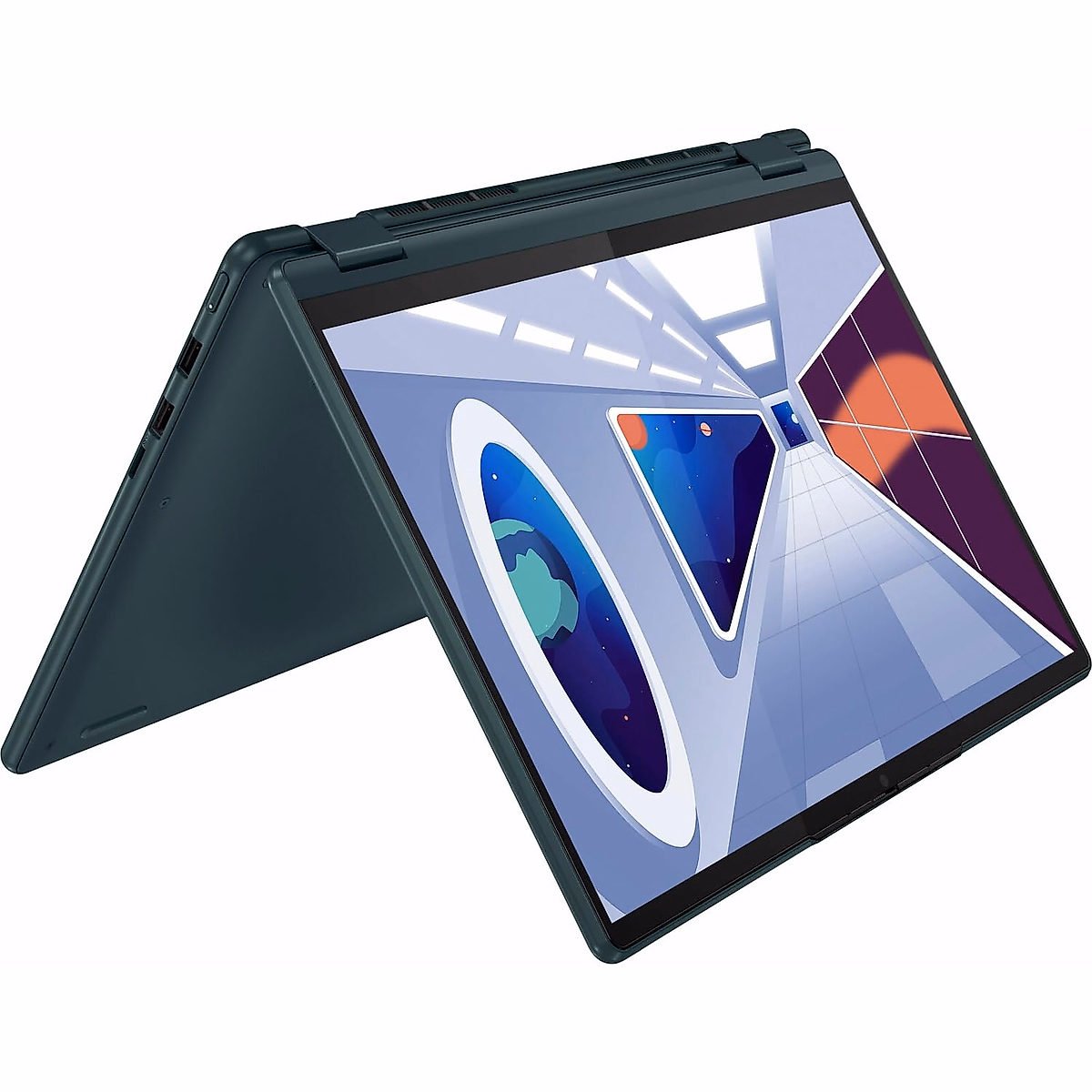 Lenovo Yoga 6 Touch 2-in-1 Laptop, 13.3" WUXGA Display, AMD Ryzen 5 7530U (Beat i7-11600H), 8GB RAM, 2TB PCIe SSD, Backlit KB, FP Reader, WiFi 6, USB-C, HDMI, PDG HDMI Cable, Win 11 Pro, Dark Teal