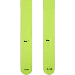 Nike Classic II Cushion Over-the-Calf SOCKS SX5728 702 (yellow, LARGE)