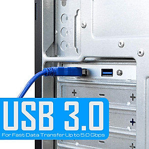 Kingwin USB 3.0 Dual Port PCI Bracket Cable with Built-In-20-Pin Header, Up to 5 Gbps for Maximum Transfer Speed, Extend Your USB 3.0 Port On Motherboard to Back of Your Computer Case [KW-PCI2USB3]