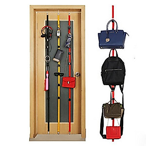 Spacehome@ 1 PCS/lot Over Door Straps Hanger Hooks Lanyard Hanger Adjustable Hat Bag Organizer Handbags/Purses/Scarves/Hats Rack (Orange)