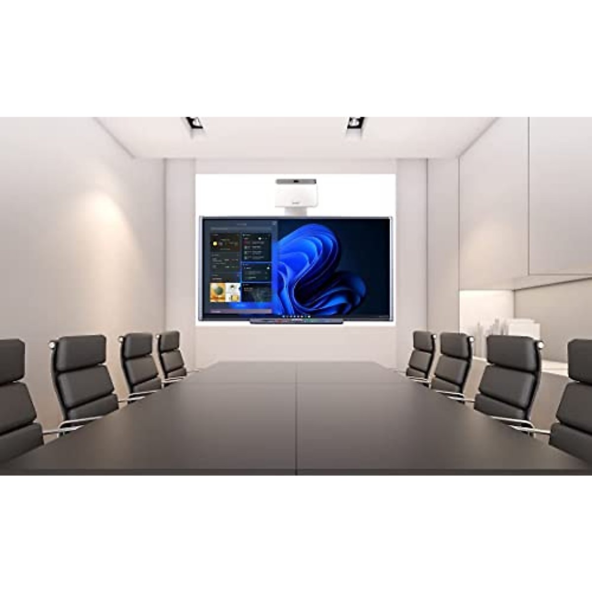 Electronic Interactive Dry Erase Board for Classroom Presentation/Collaboration (7 feet Long by 4 feet Wide) (with Short Throw Projector)