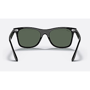 Ray-Ban RB4440N BLAZE CLUBMASTER 601/71 41M Black/Green, Black/Green, Size 41 mm