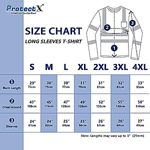 ProtectX 3-Pack Men's High Visibility Heavy Duty Breathable Long Sleeve Reflective Safety T-Shirts for Work Warehouse Construction, Class 2 Type R, Green - Large