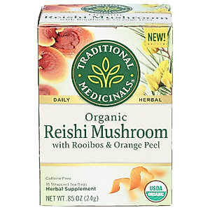 Traditional Medicinals, Organic Reishi Mushroom Tea, 16 Count