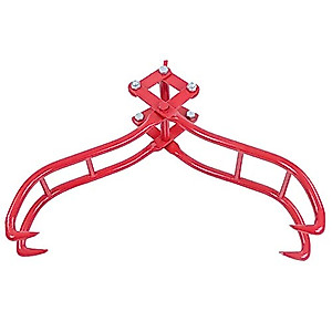 Felled Timber Claw Hook, 28in - Log Lifting Tongs Heavy Duty Grapple Timber Claw, Lumber Skidding Tongs Logging Grabber