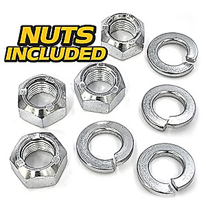 HD Switch - Improved Adjustable LH/RH Steering Drag Link Set Replaces 21546337 & 21546338 for Ariens Lawn and Garden Tractors - Includes Sector Gear Dust Caps!