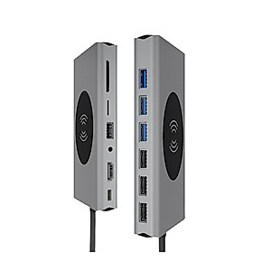 HOUKAI USB Type C Hub USB 3.0 Type-C Hub to HDMI Adapter 4K Thunderbolt 5 USB C Hub with TF SD Reader Slot PD