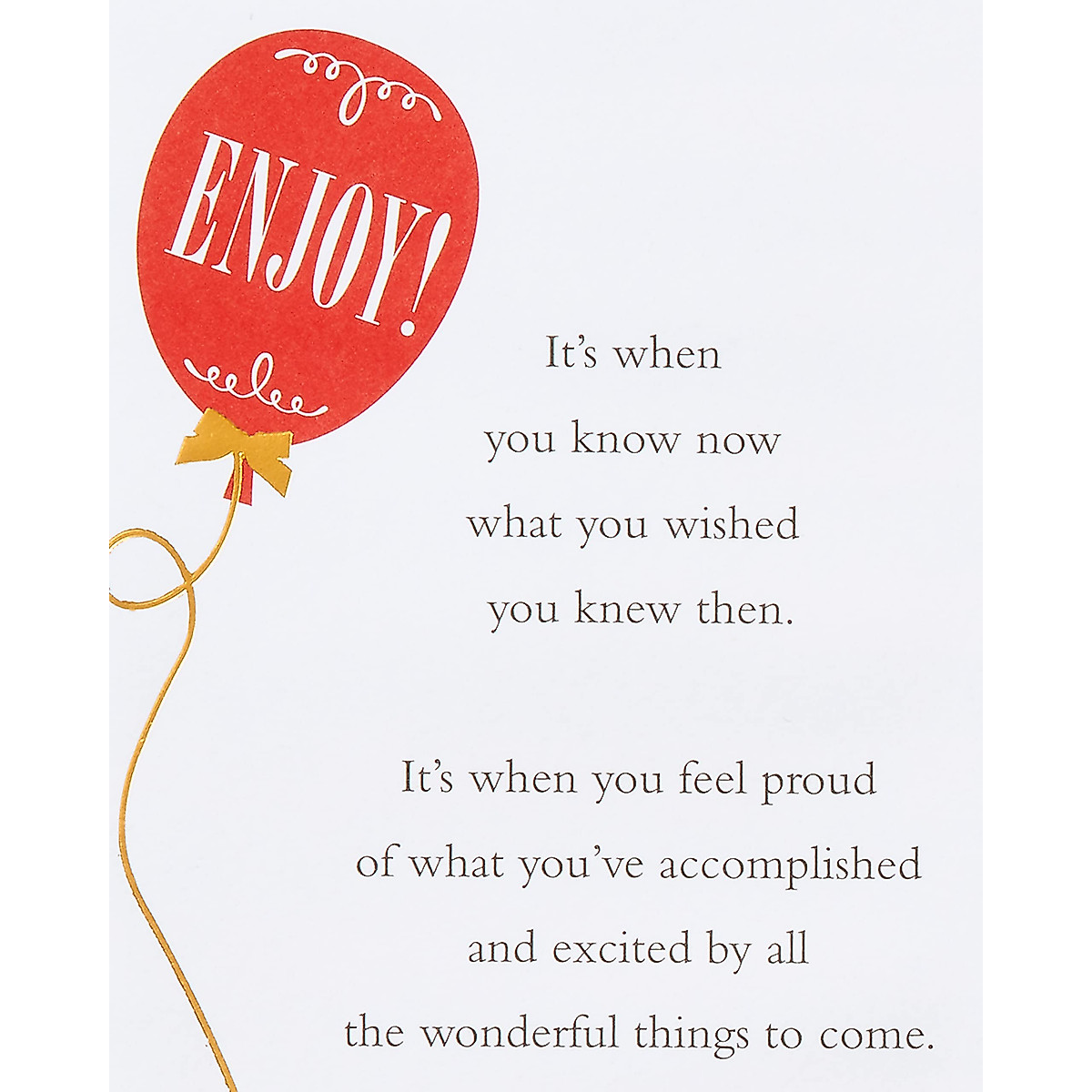 American Greetings 40th Birthday Card (When The Fun Begins)