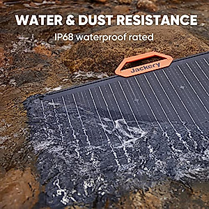 Jackery SolarSaga 80, Dual-Sided Panels Enhanced Power Generation Efficiency of 25%, IP68 Waterproof and Dustproof, Simple & Speedy Setup, Compatible with all Jackery Stations, Made for Outdoors