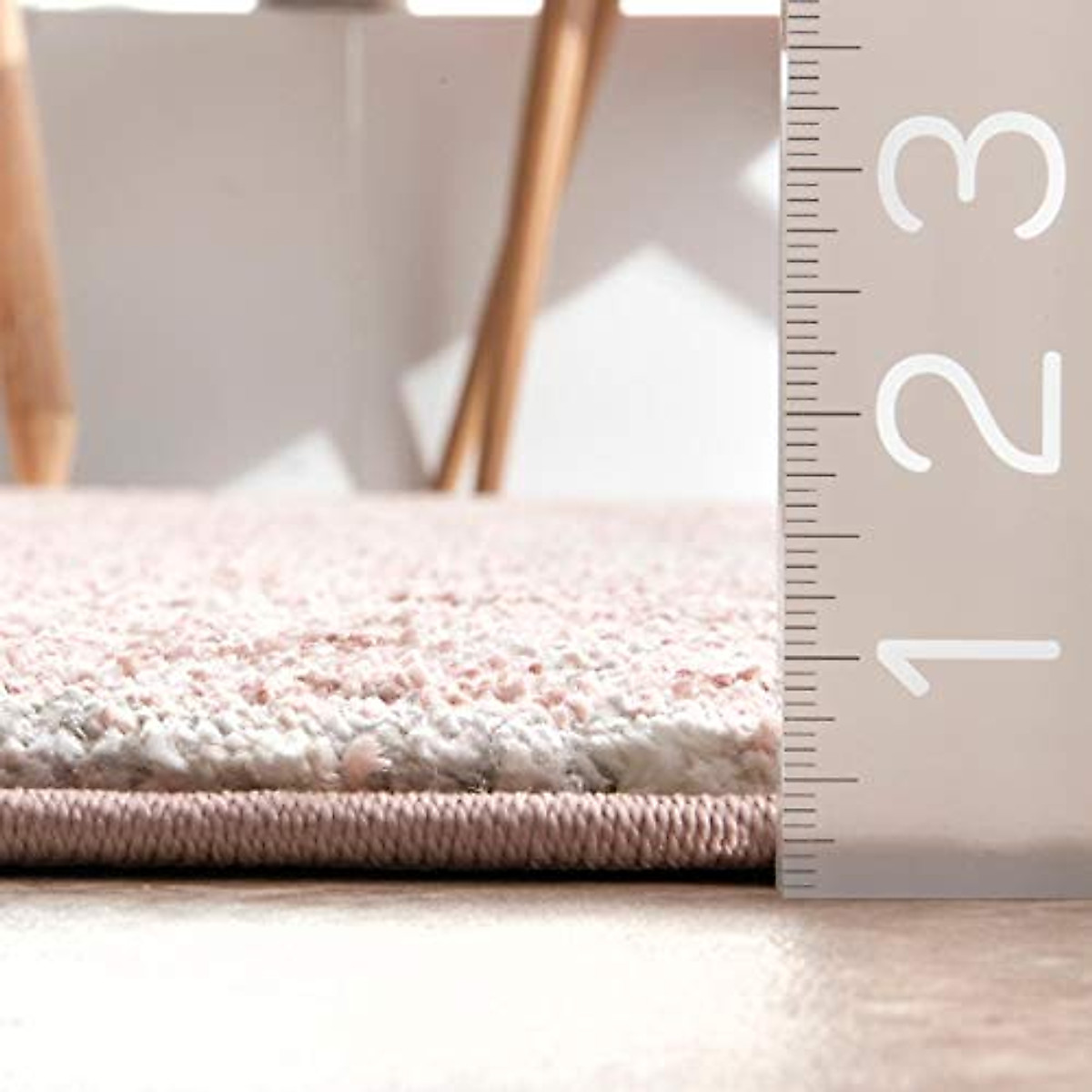 nuLOOM Transitional Moroccan Hattie Area Rug, 4' x 6', Pink