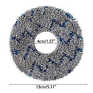 IOOOFU 6pcs/Set Vacuum Cleaner Pad Floor Washer Wipes Dust Cloth for T20 MAX PRO/X1 Omni Robotic Vacuum Cleaner Replacement Mop Fibre
